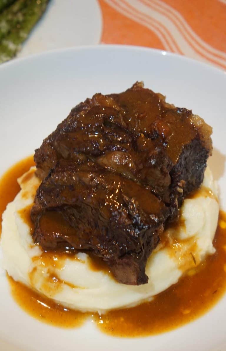 Slow Cooker Beef Short Ribs in Red Wine Sauce - A Food Lover's Kitchen