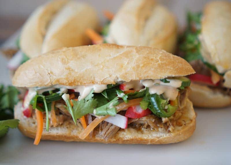 Vietnamese-Style Banh Mi Sandwich - A Food Lover's Kitchen
