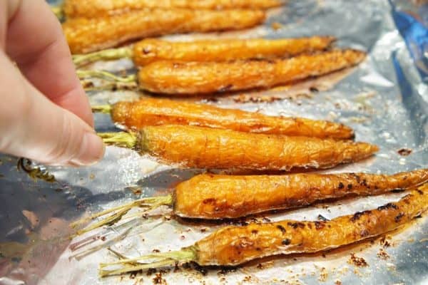Miso-Glazed Roasted Carrots - A Food Lover's Kitchen