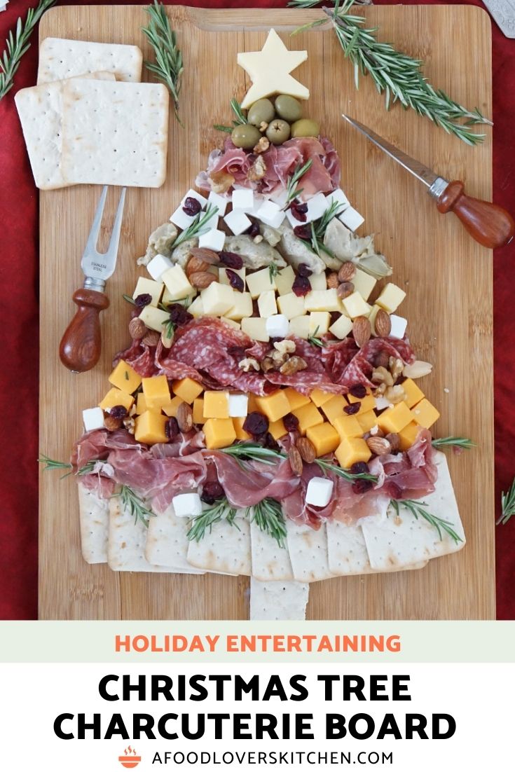 Festive Christmas Charcuterie Board - A Food Lover's Kitchen