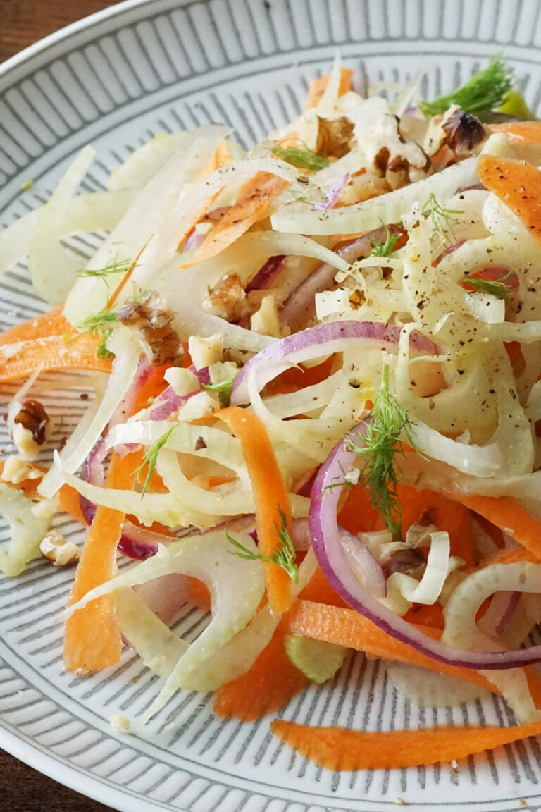 Fennel & Carrot Salad - A Food Lover's Kitchen