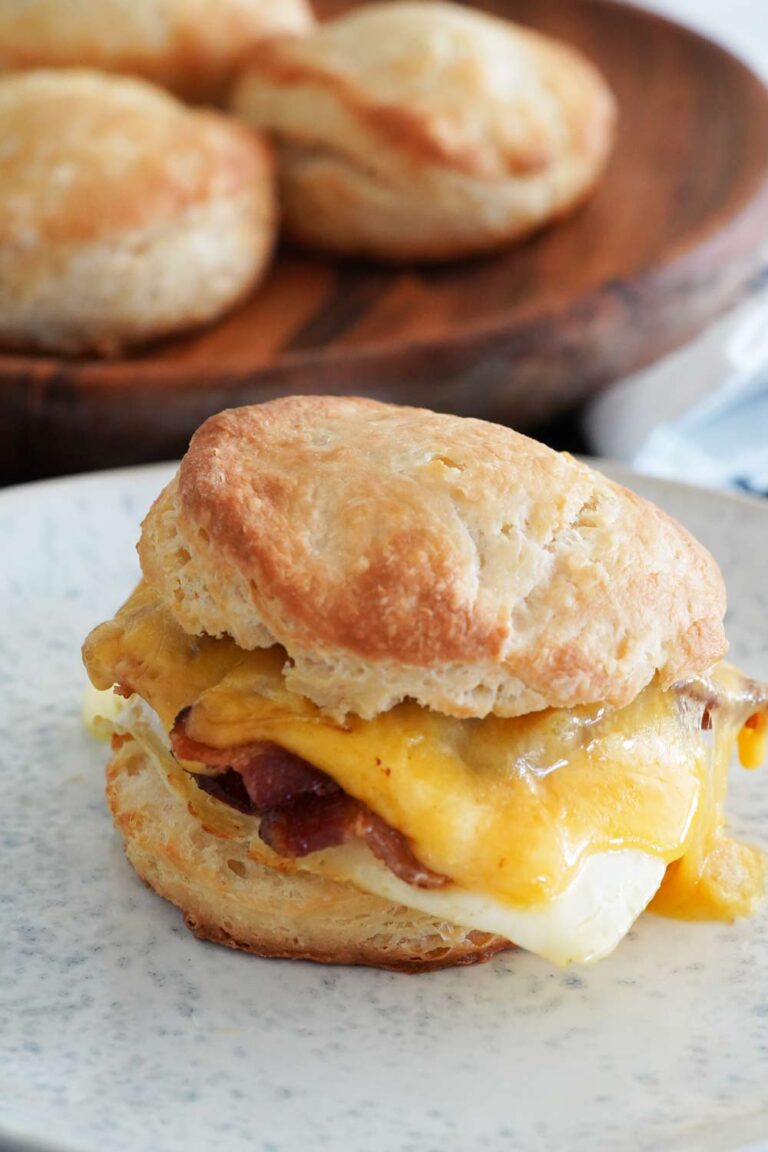 Bacon Egg & Cheese Biscuits - A Food Lover's Kitchen