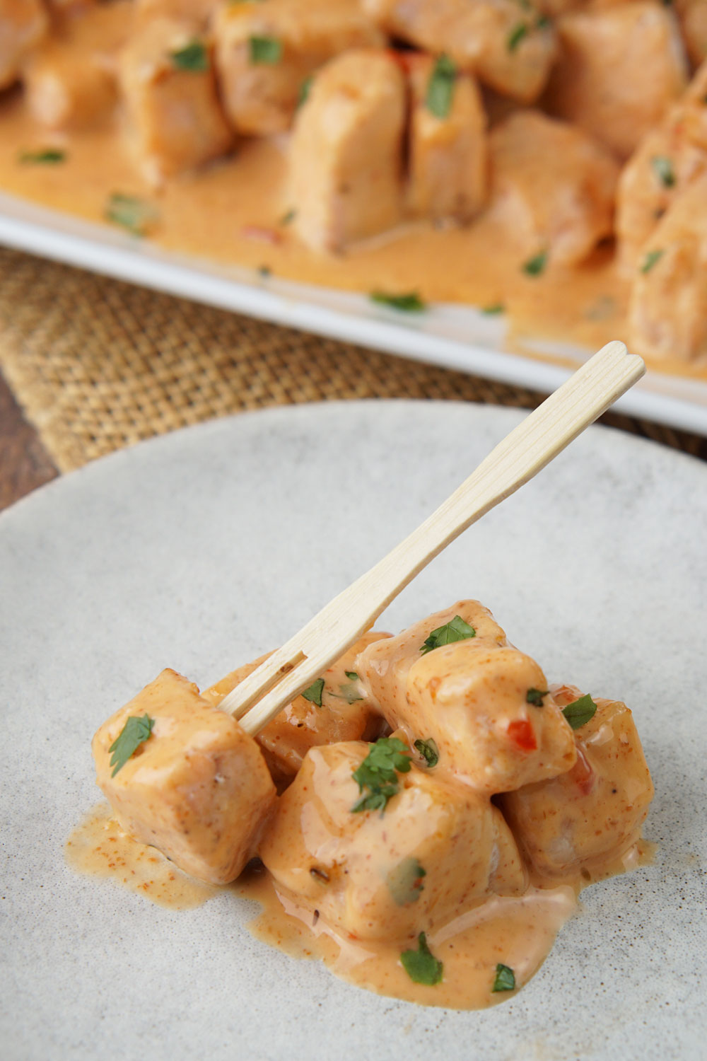 Bang Bang Salmon Bites - A Food Lover's Kitchen