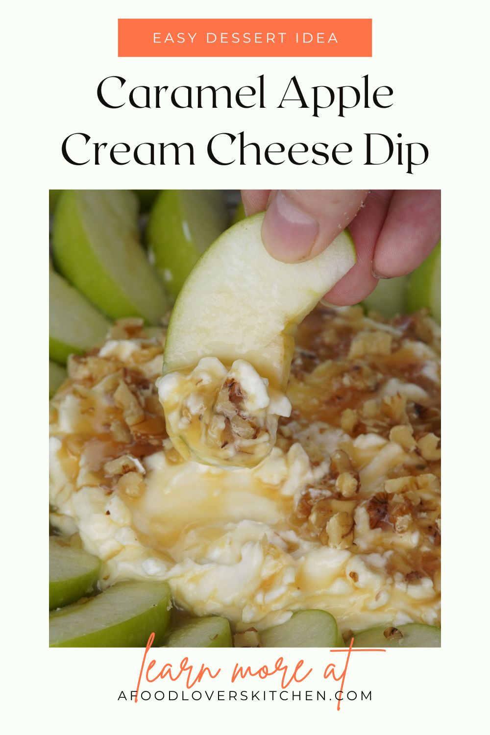 Caramel Apple Cream Cheese Dip - A Food Lover's Kitchen
