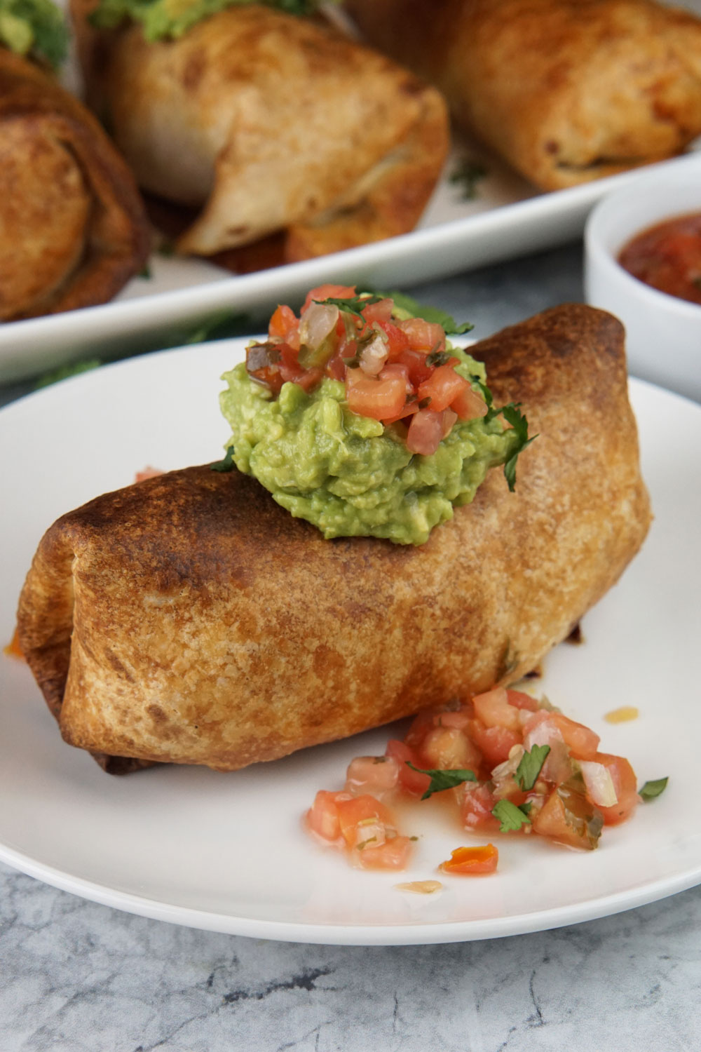 Air Fryer Chicken Chimichangas - A Food Lover's Kitchen