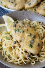 Chicken Piccata with Lemon Parmesan Pasta - A Food Lover's Kitchen