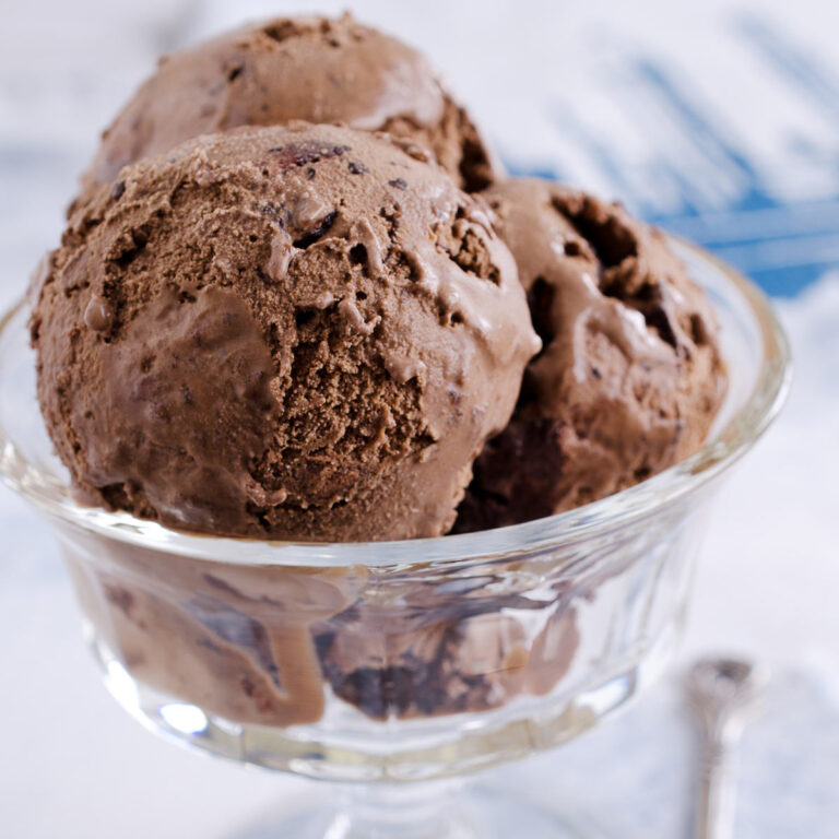 Easy Chocolate Chocolate Chip Ice Cream - A Food Lover's Kitchen