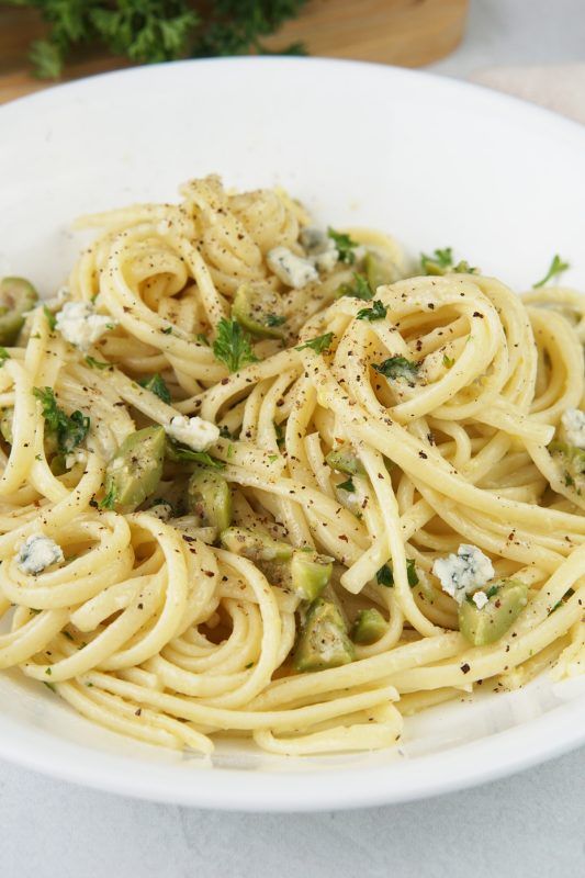 Dirty Martini Pasta - A Food Lover's Kitchen