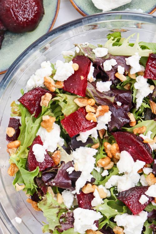 Refreshing Goat Cheese Salad with Beets - A Food Lover's Kitchen