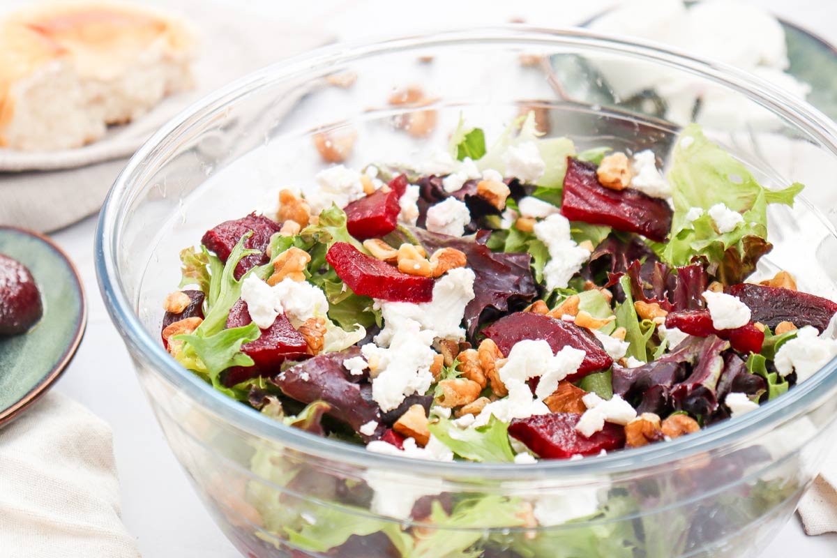 Refreshing Goat Cheese Salad with Beets - A Food Lover's Kitchen