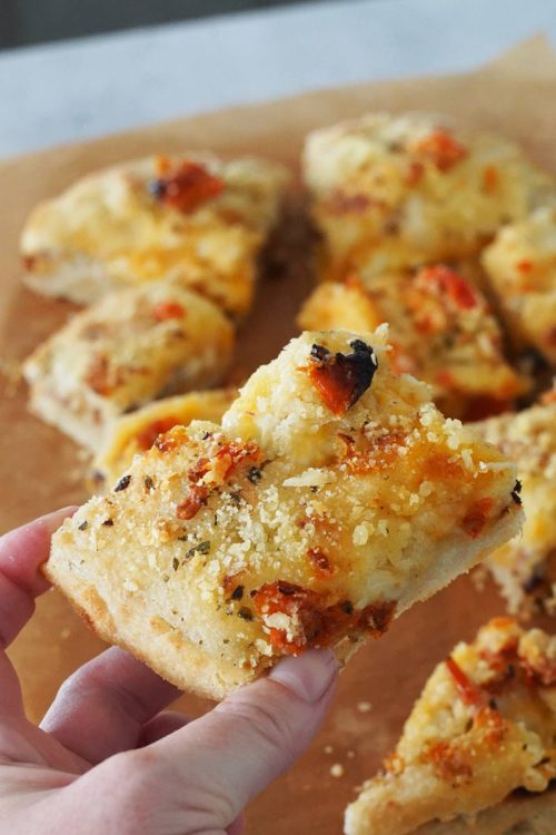 Grilled Cheese Roasted Tomato Focaccia Bread - A Food Lover's Kitchen