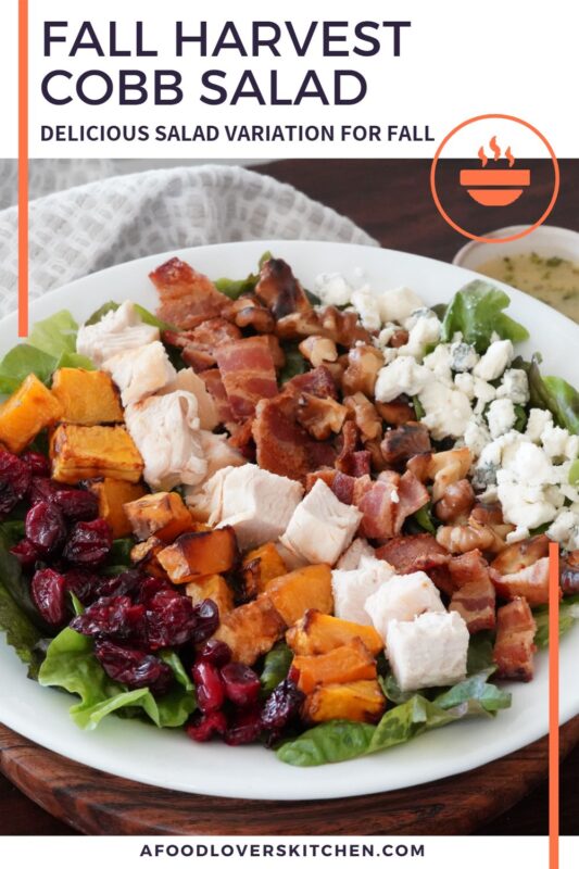 Fall Harvest Cobb Salad - A Food Lover's Kitchen