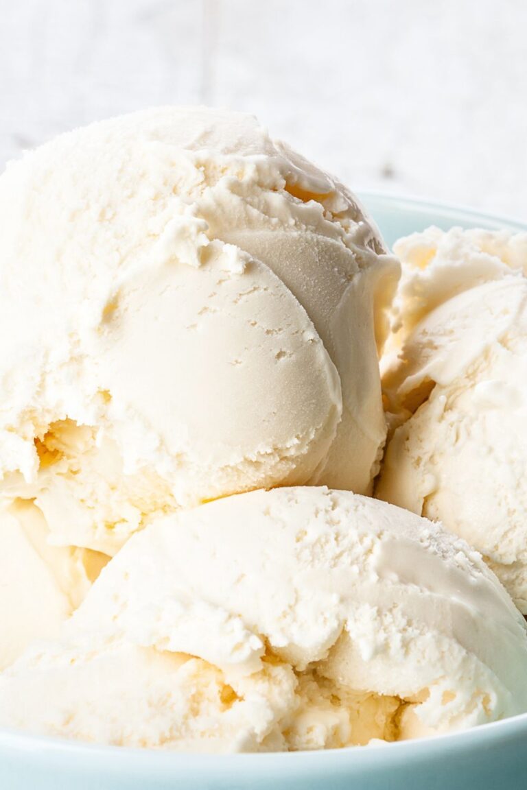 The Best Homemade Vanilla Ice Cream (Custard-Style) - A Food Lover's ...