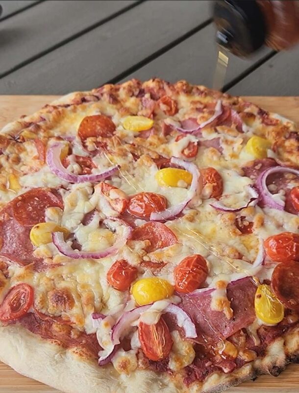 Easy Hot Honey Pizza Recipe - A Food Lover's Kitchen