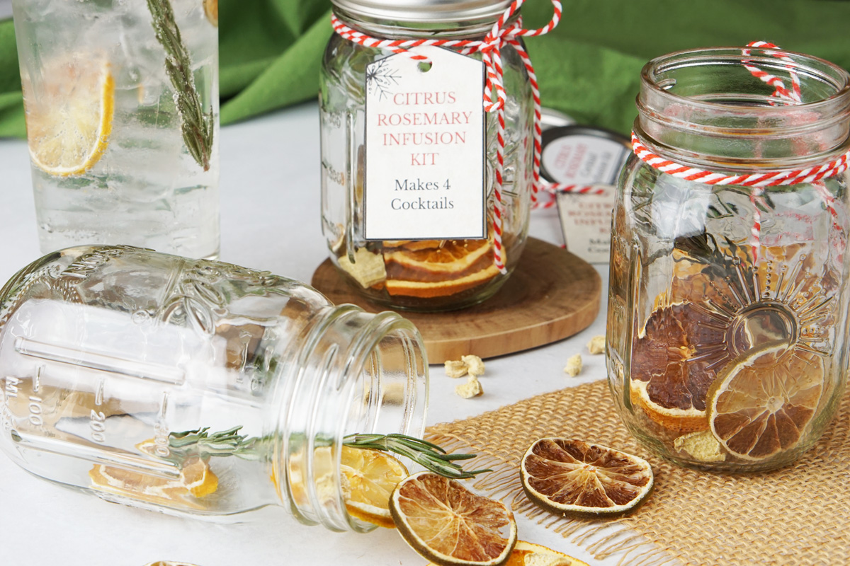 Citrus Rosemary Cocktail Infusion Kits Perfect for Gifting - A Food ...