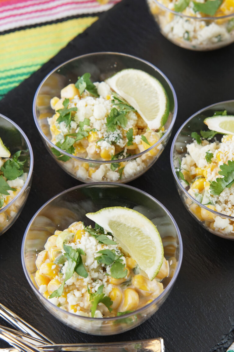 Easy Mexican Street Corn Cups - A Food Lover's Kitchen