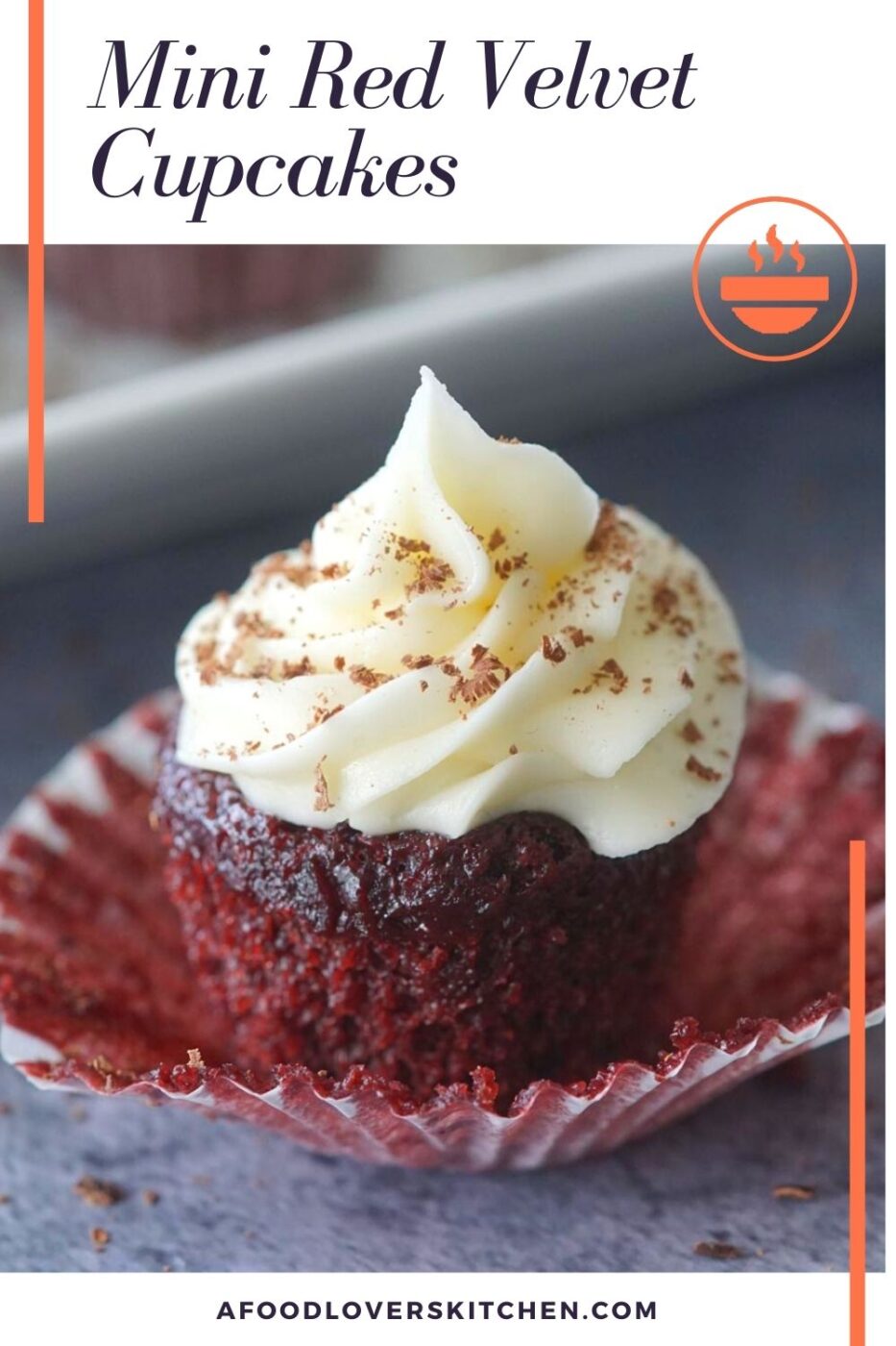 Mini Red Velvet Cupcakes - A Food Lover's Kitchen