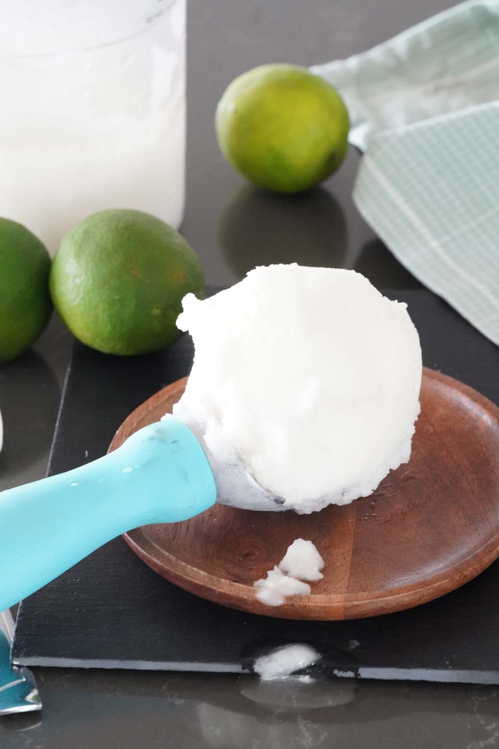 Simple Ninja Creami Lime Sorbet - A Food Lover's Kitchen