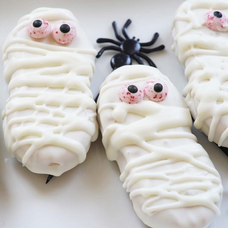 Halloween Nutter Butter Mummies - A Food Lover's Kitchen