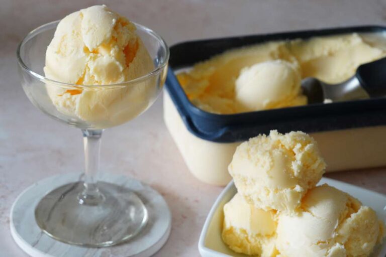Orange Creamsicle Ice Cream - A Food Lover's Kitchen