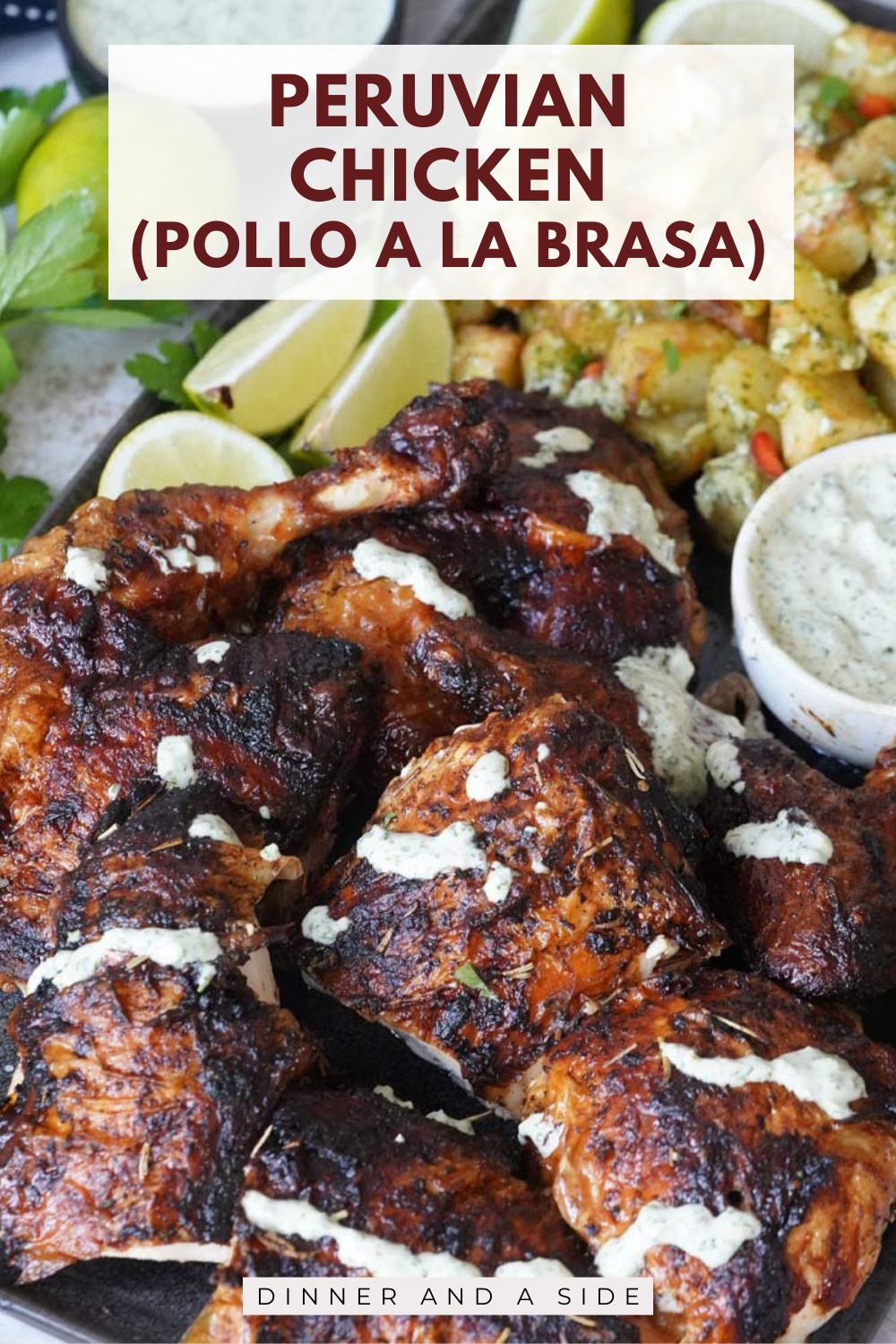 Peruvian Roast Chicken & Crispy Aji Verde Roast Potatoes - A Food Lover ...