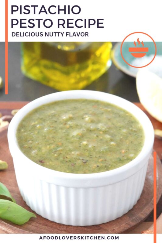 Pistachio Basil Pesto Recipe - A Food Lover's Kitchen
