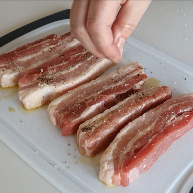 BBQ Pork Belly Slices Recipe - A Food Lover's Kitchen