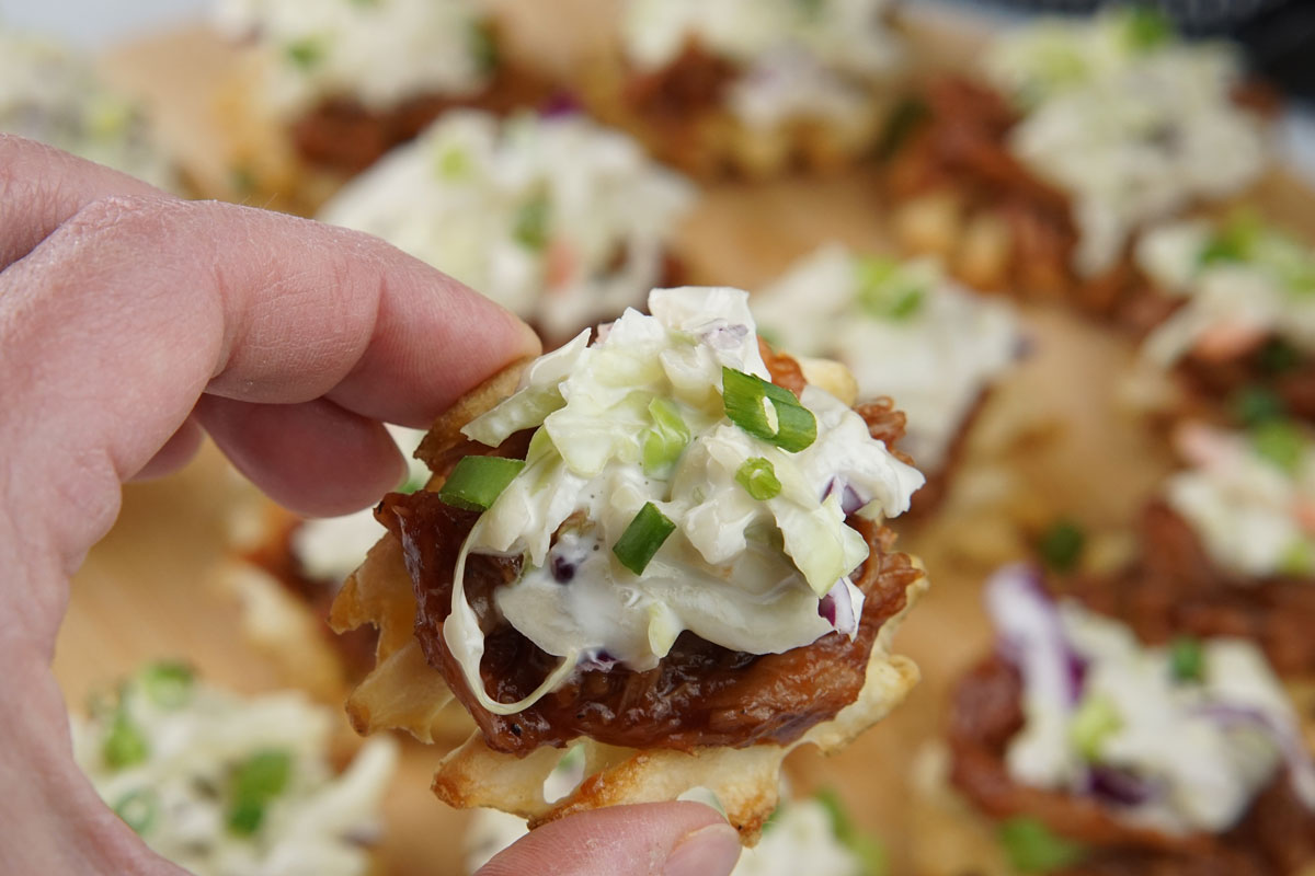 Pulled Pork Waffle Fries - A Food Lover's Kitchen