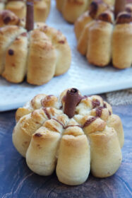 Pumpkin Shaped Cinnamon Rolls - A Food Lover's Kitchen
