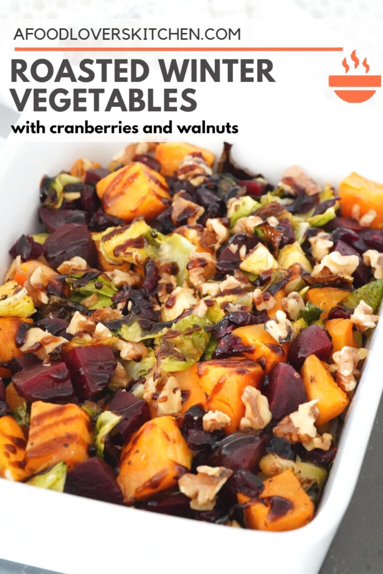 Colorful Winter Roasted Vegetables - A Food Lover's Kitchen