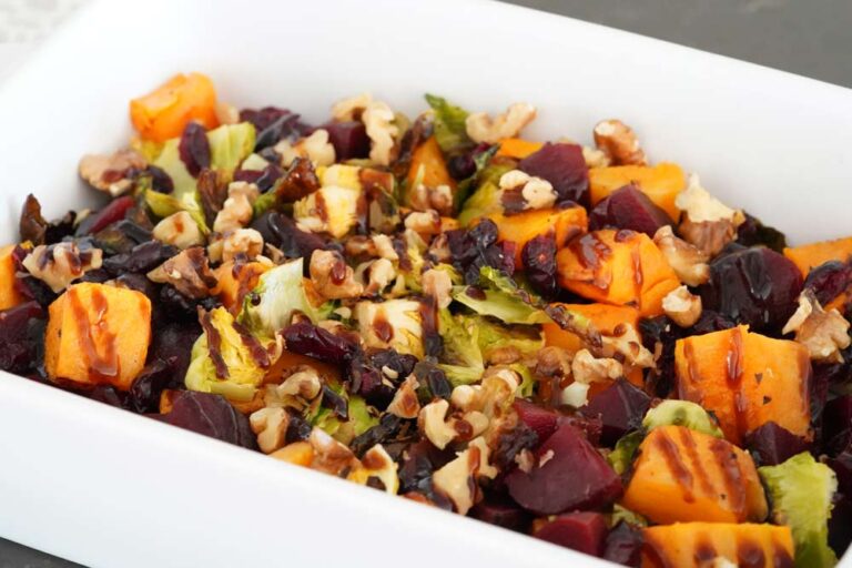 Colorful Winter Roasted Vegetables - A Food Lover's Kitchen