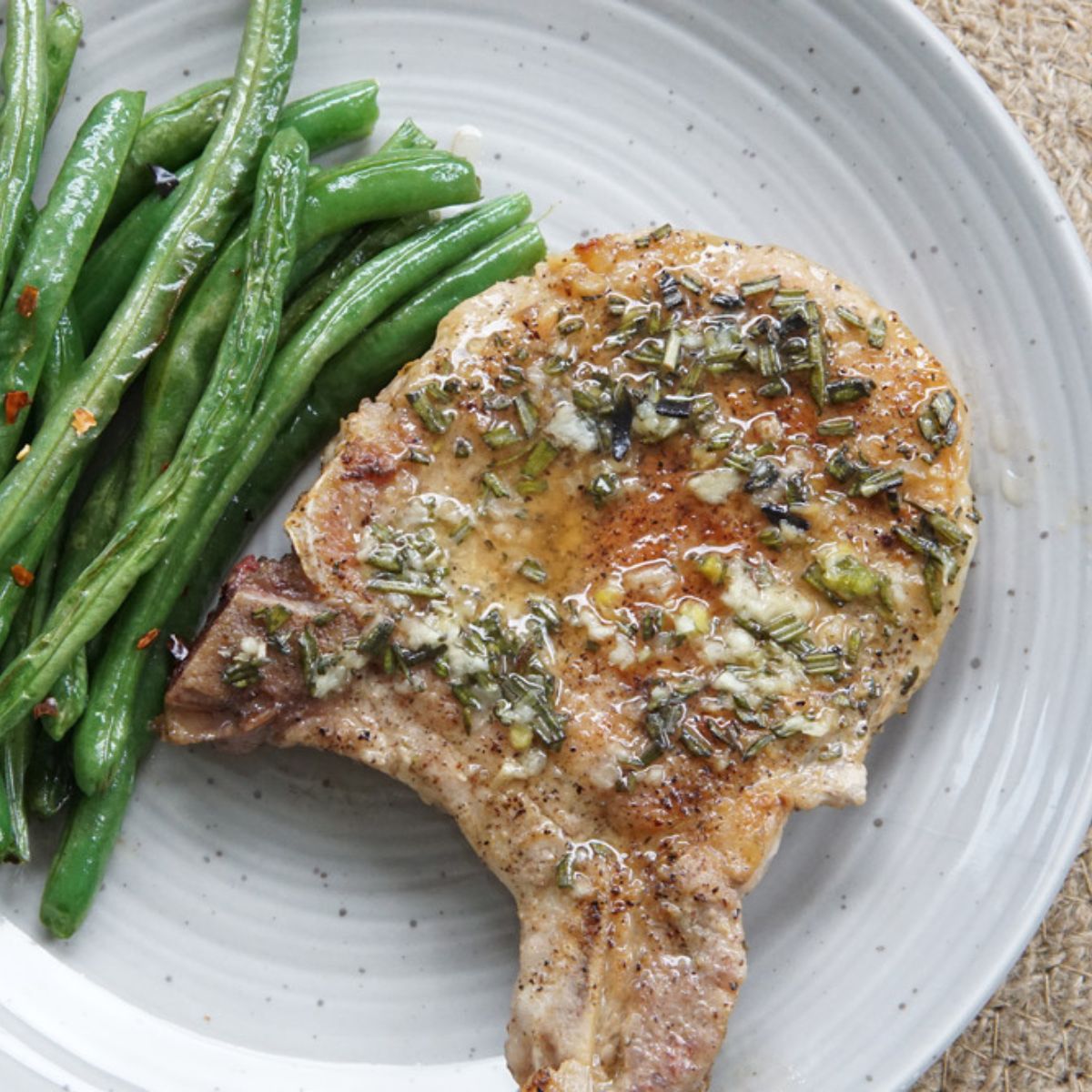 Rosemary Garlic Pork Chops - A Food Lover's Kitchen