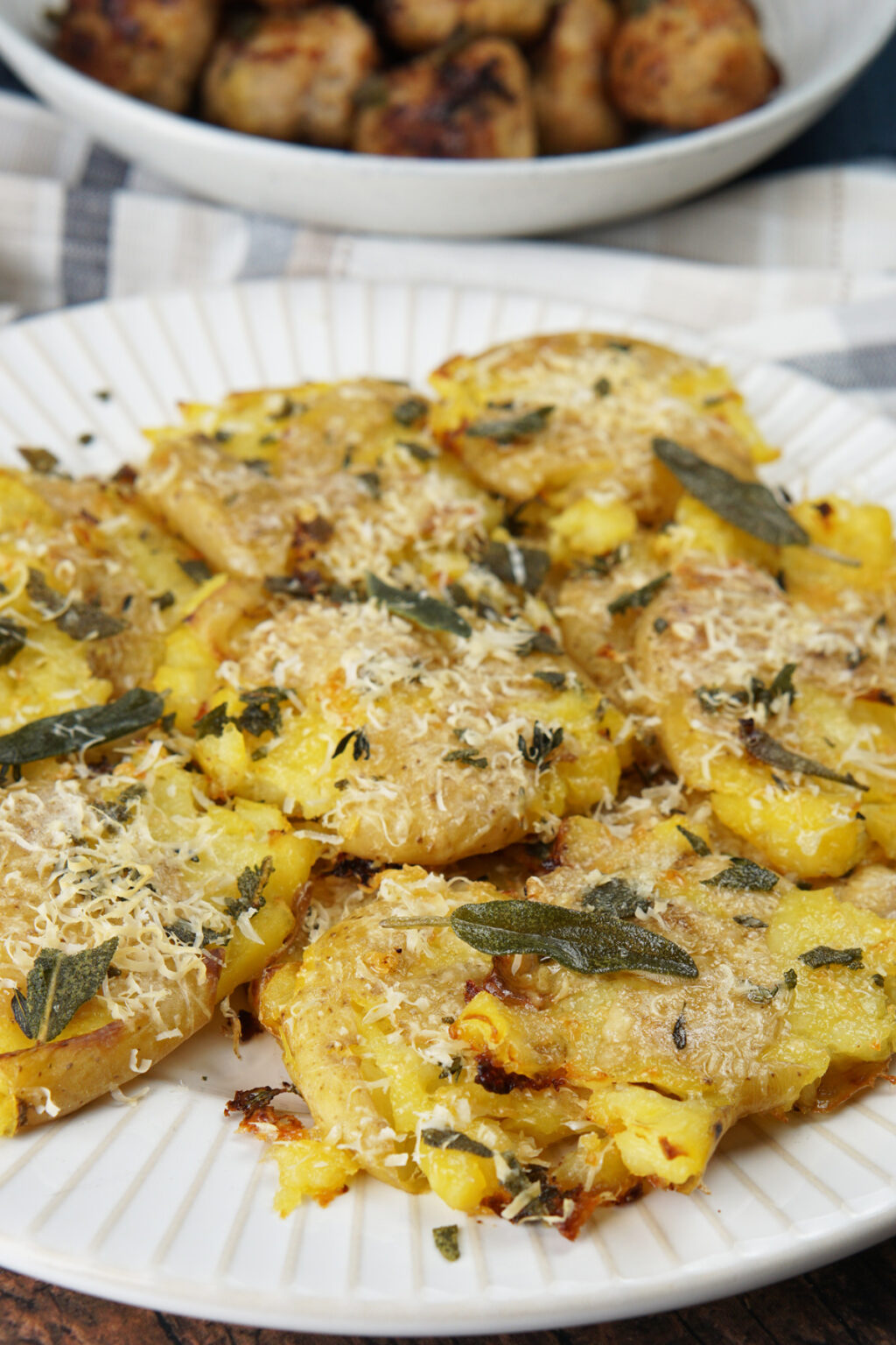 Crispy Brown Butter Smashed Potatoes - A Food Lover's Kitchen