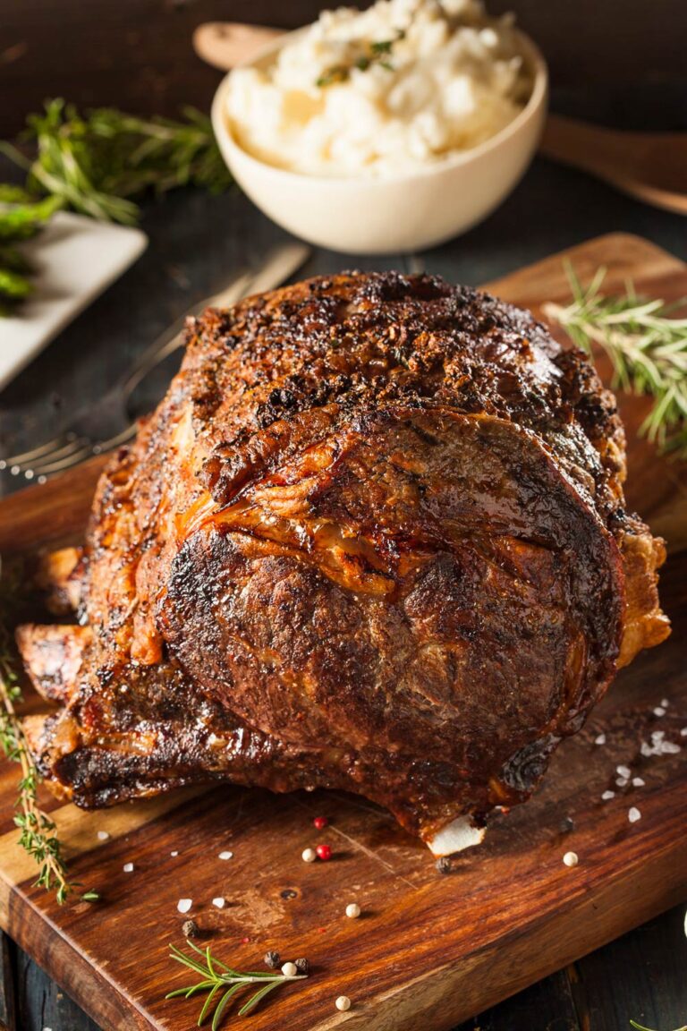 Easy Smoked Prime Rib - A Food Lover's Kitchen