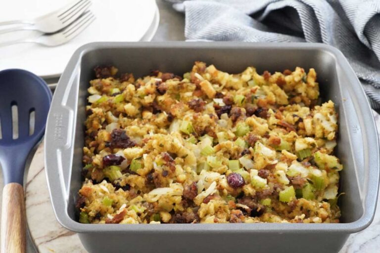 Smoked Stuffing With Sausage - A Food Lover's Kitchen