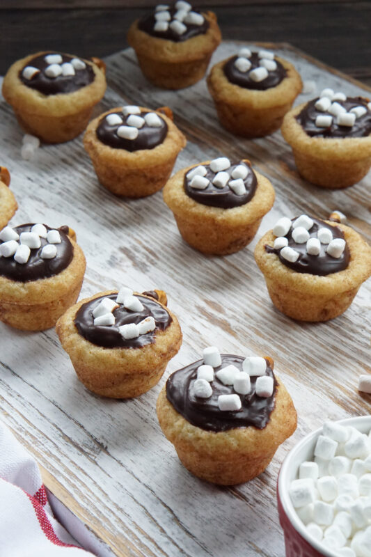 Mini Snickerdoodle Cookie Cups - A Food Lover's Kitchen