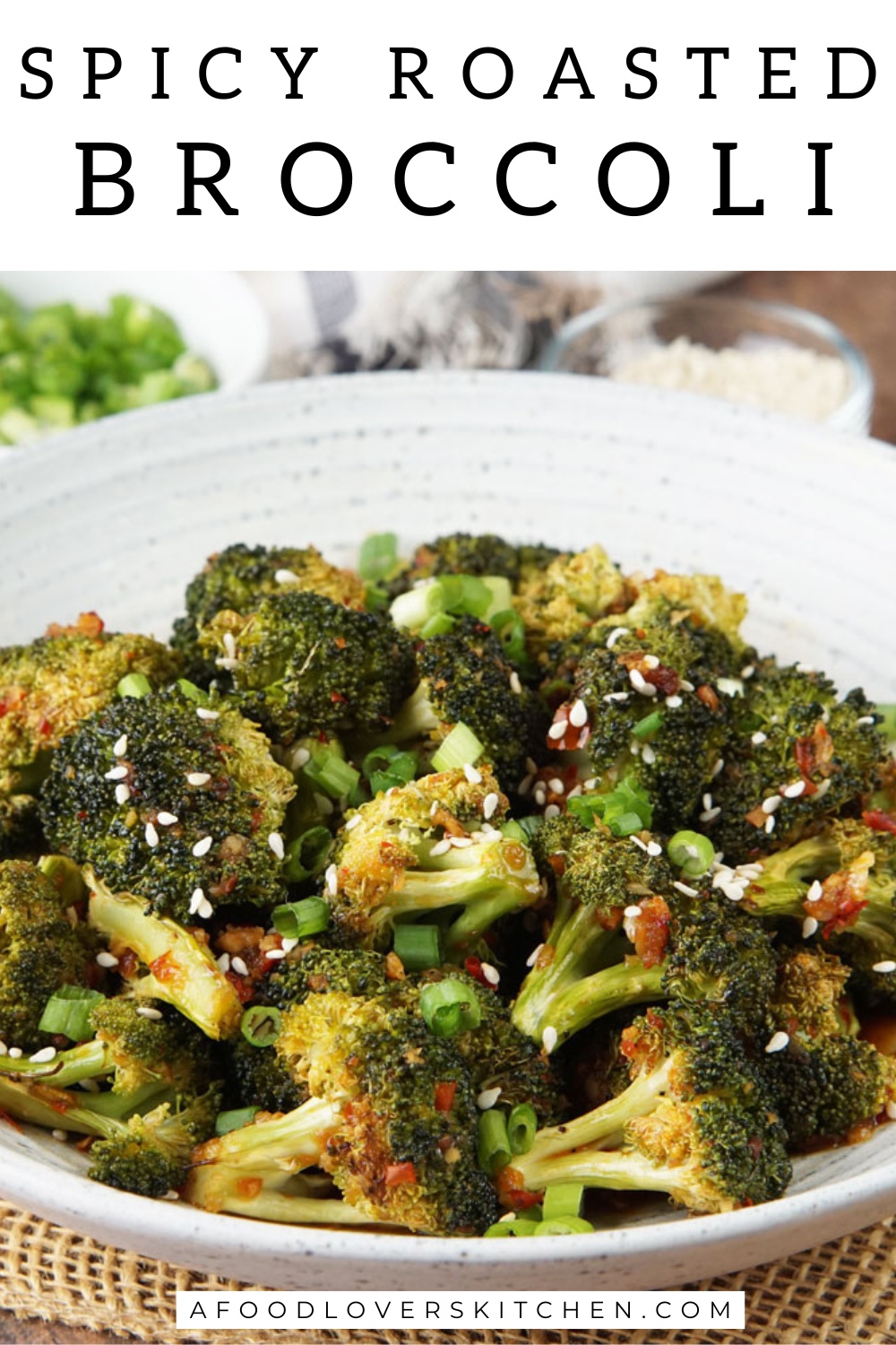Spicy Roasted Broccoli - A Food Lover's Kitchen